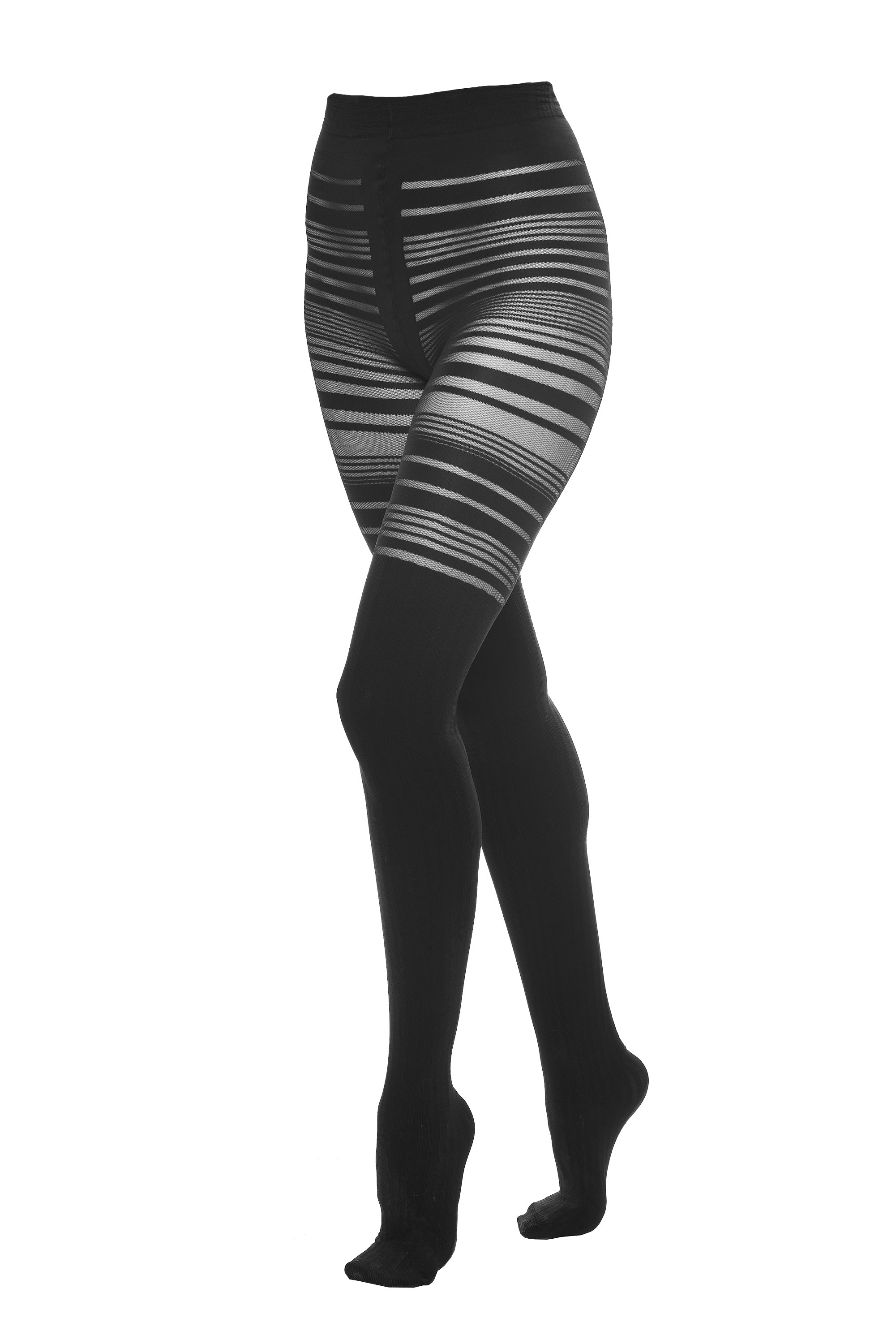 Kotek T010 Black 80 Den Pantyhose with Design – Elegant Up