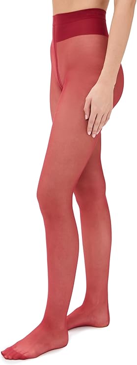 WOLFORD Individual 10 Back Seam Tights Cherry Red – Elegant Up